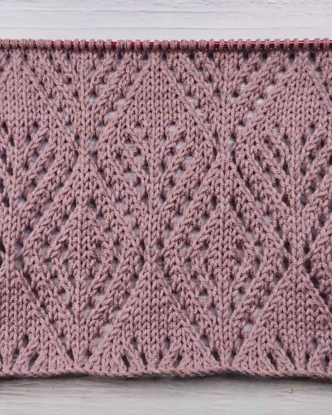 Rautenmuster stricken: 150+ kostenlose Muster & Charts - Kostenlose ...